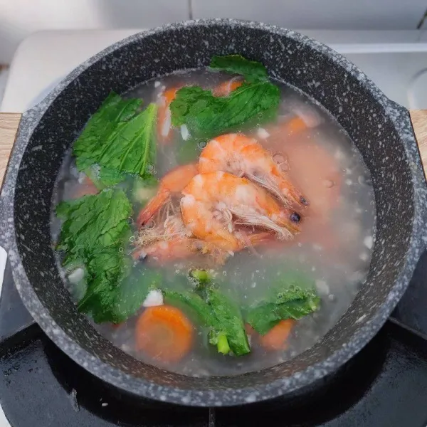 Resep Misoa Kuah Udang Sayuran Sederhana Rumahan Di Yummy App