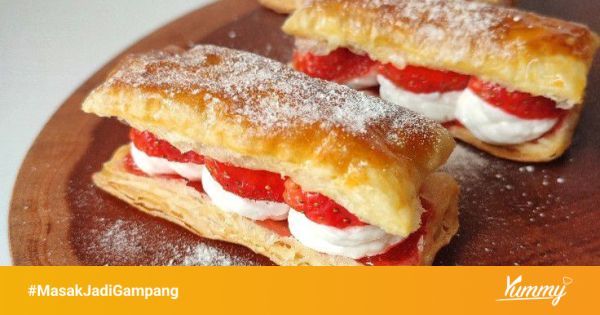 Resep Strawberry Cream Puff Sederhana Rumahan Di Yummy App