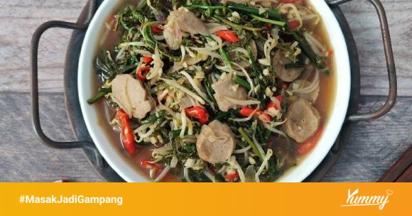 Resep Tumis Pakis Taoge Bakso Pedas Sederhana Rumahan Di Yummy App
