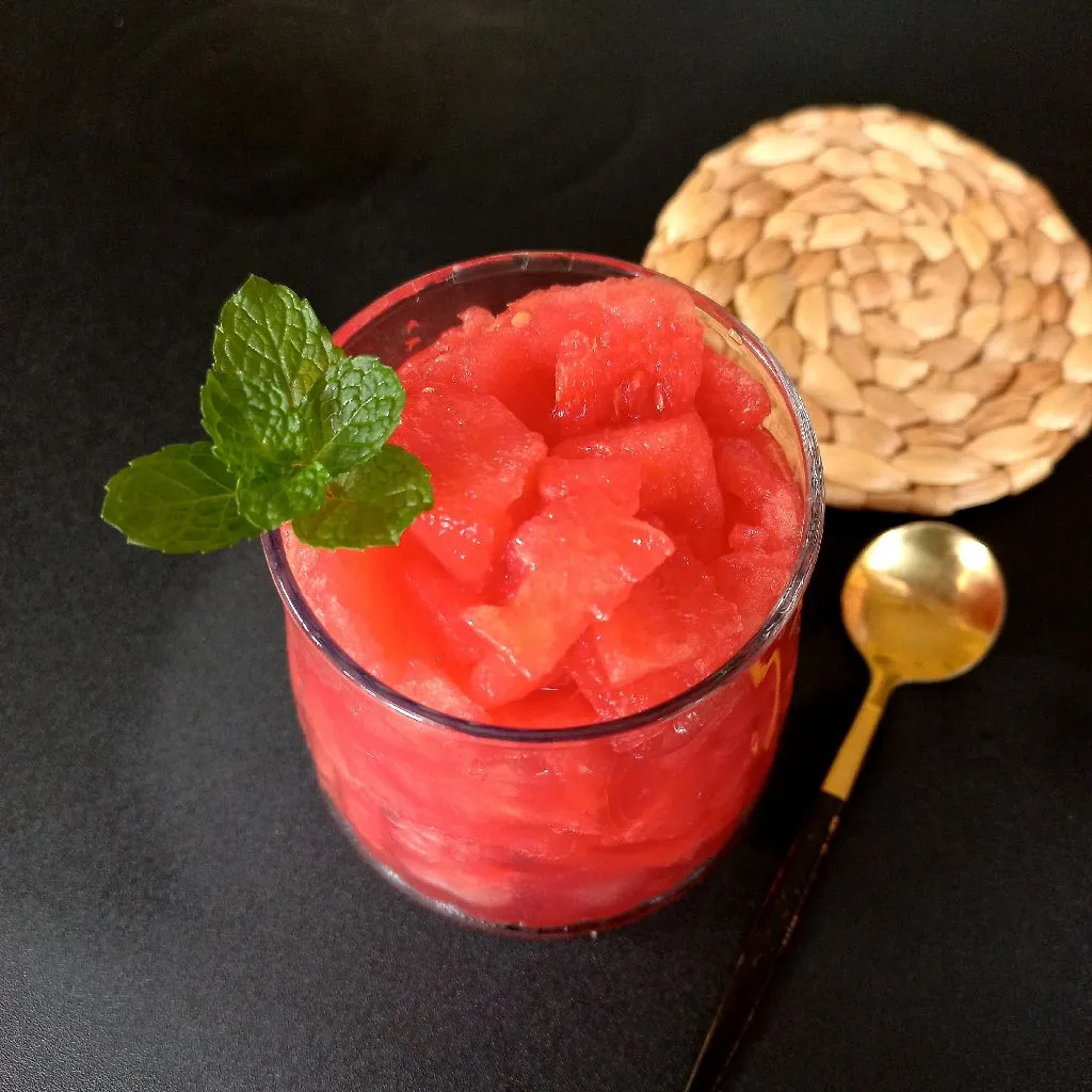 Resep Es Semangka Simpel Sederhana Rumahan Di Yummy App