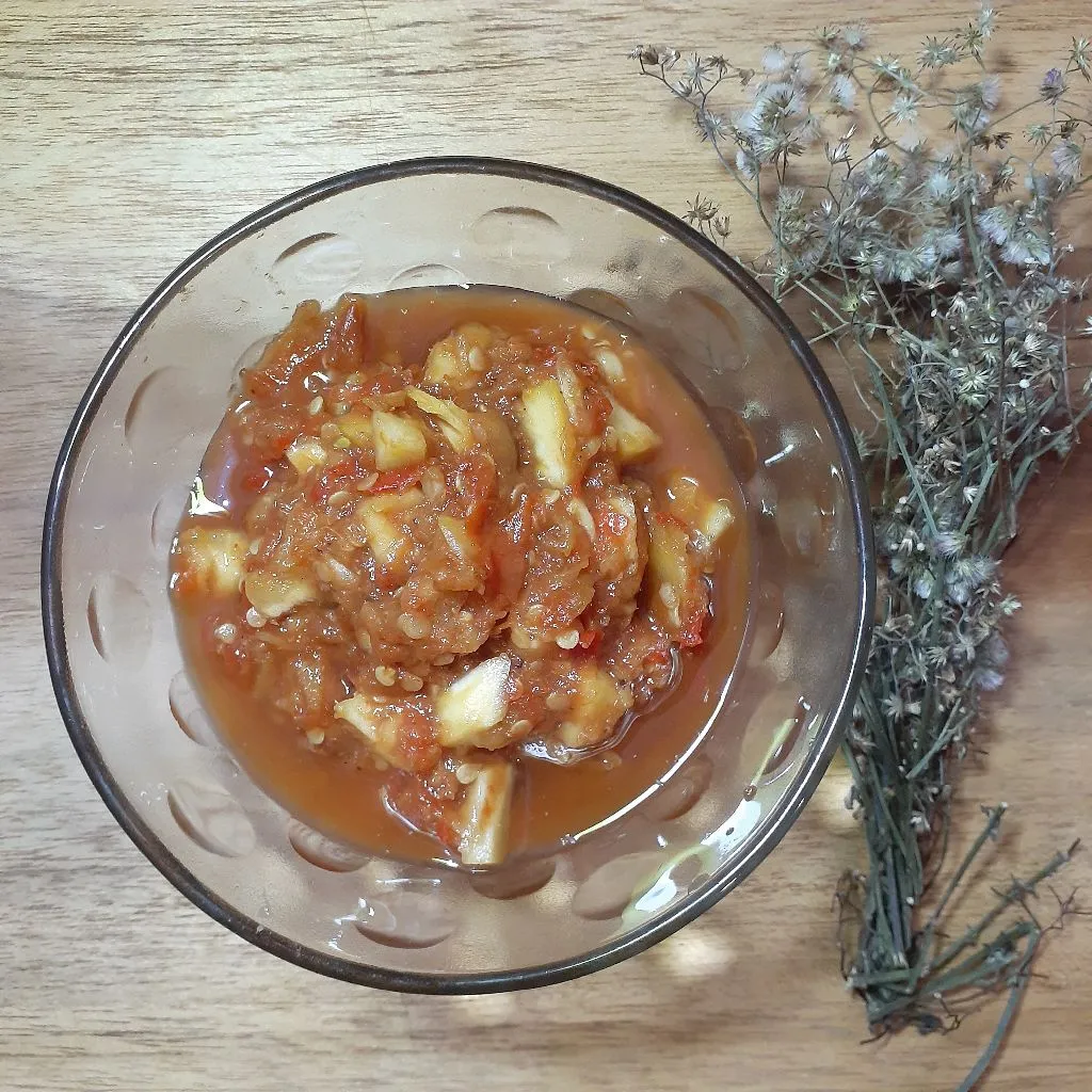 Resep Sambal Nanas Mentah Palembang Sederhana Rumahan di Yummy App