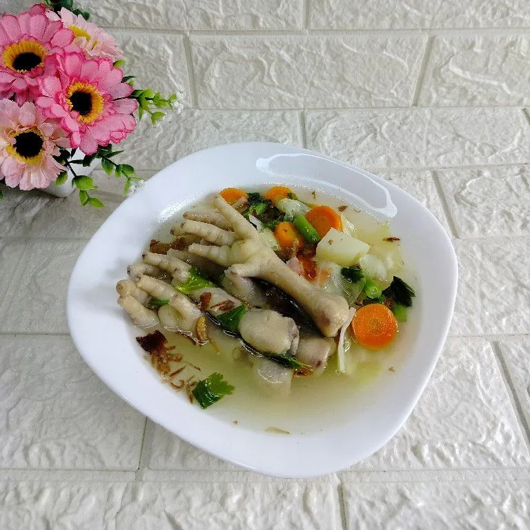Resep Sop Ceker Bumbu Iris Sederhana Rumahan Di Yummy App