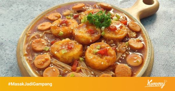 Resep Tumis Enoki Tofu Sosis Saos Bbq Sederhana Rumahan Di Yummy App