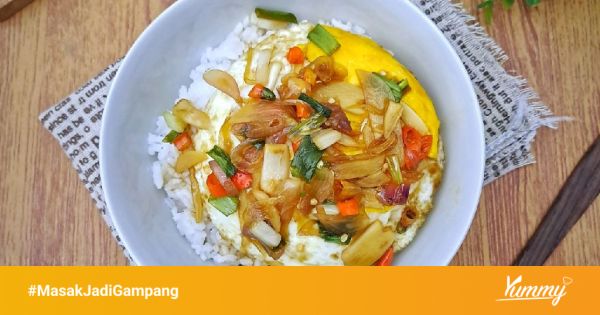 Resep Rice Bowl Telur Ceplok Kuah Pedas Sederhana Rumahan Di Yummy App