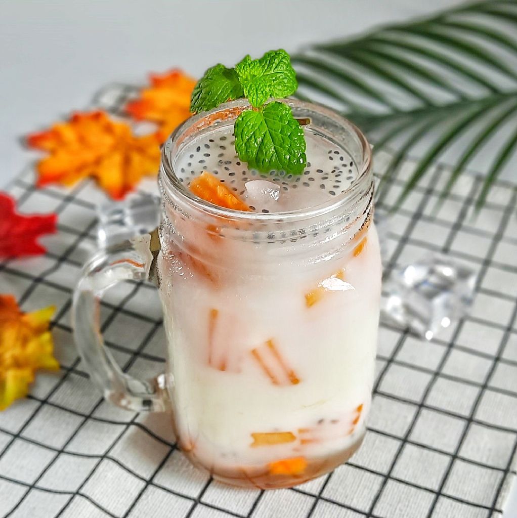 Resep Es Pepaya Selasih Sederhana Rumahan di Yummy App