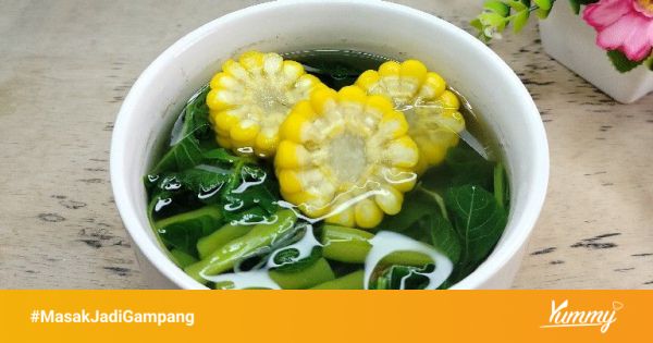 Resep Bening Bayam Buncis Jagung Sederhana Rumahan Di Yummy App