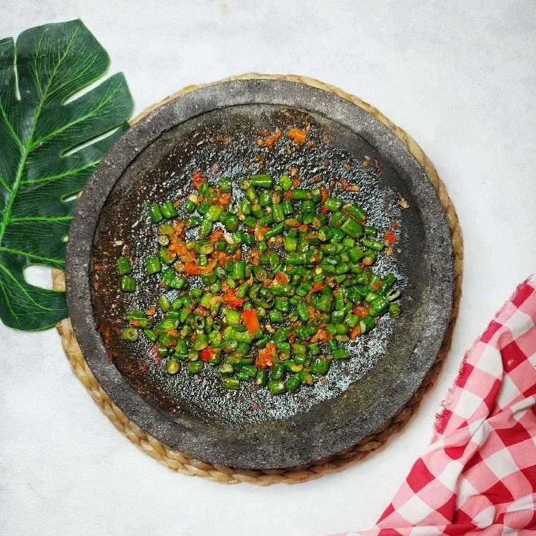 Resep Pencok Kacang Panjang Sederhana Rumahan Di Yummy App