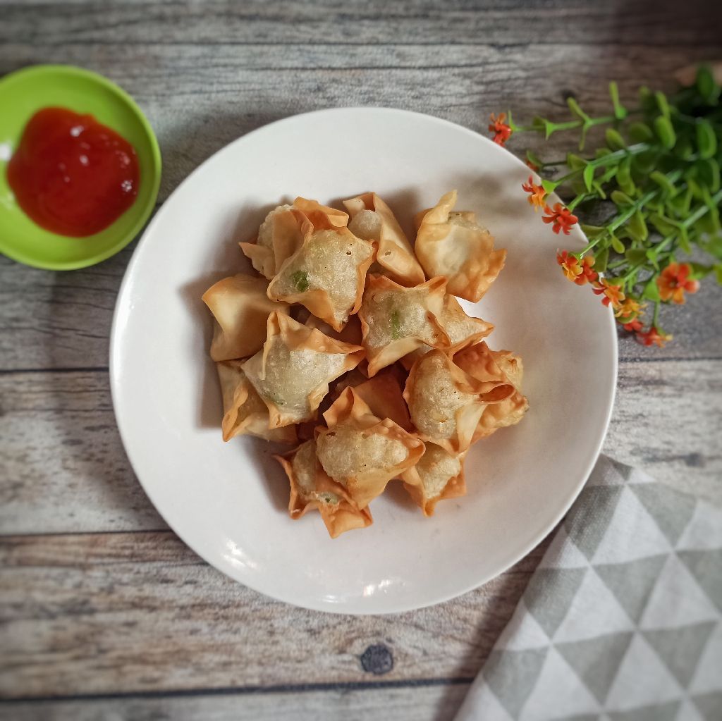 Resep Pangsit Goreng Isi Aci Mini Sederhana Rumahan di Yummy App