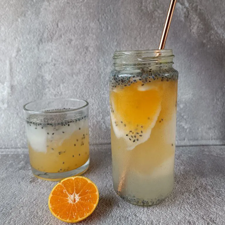 Resep Es Kelapa Jeruk Sederhana Rumahan Di Yummy App