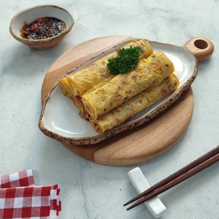 Resep Telur Dadar Kornet Gulung Sederhana Rumahan Di Yummy App