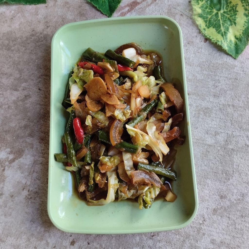 Resep Oseng Kacang Kol Kulit Sapi Sederhana Rumahan di Yummy App