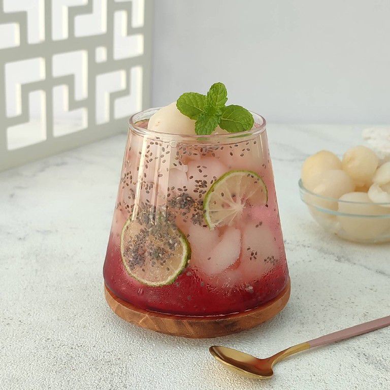 Resep Es Rambutan Sirup Frambozen Sederhana Rumahan di Yummy App