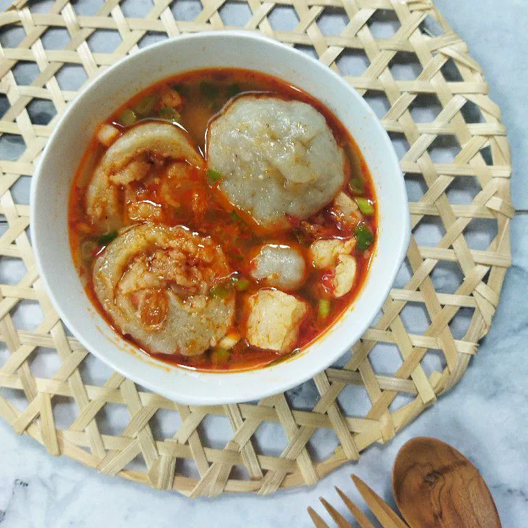 Resep Bakso Aci Isi Tetelan Mercon Sederhana Rumahan Di Yummy App