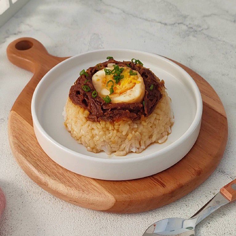 Resep Nasi Tim Daging Suwir Leftover Sederhana Rumahan di Yummy App