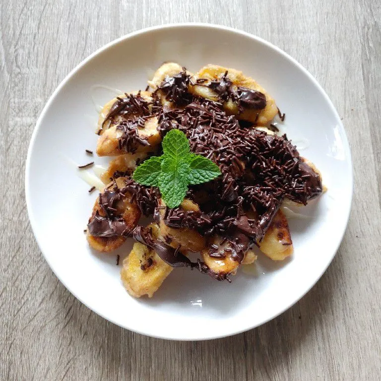 Resep Pisang Krispy Double Chocolate Sederhana Rumahan Di Yummy App