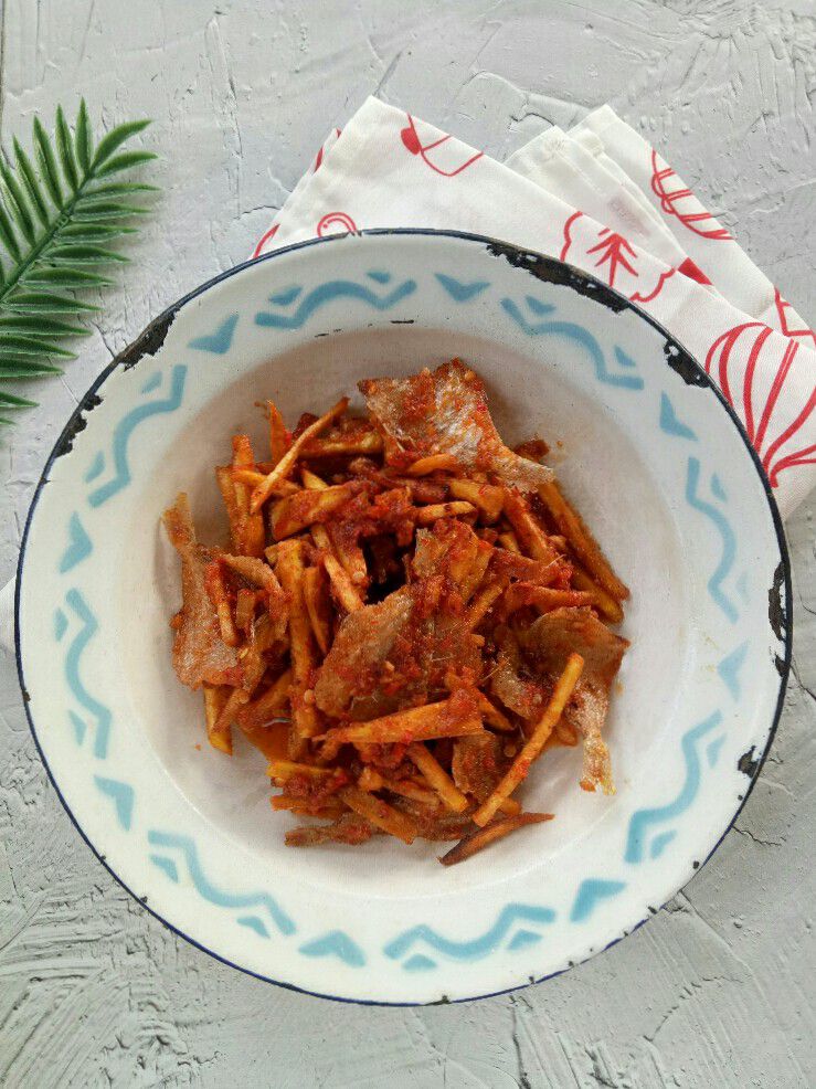 Resep Balado Ubi Ikan Asin Sederhana Rumahan di Yummy App