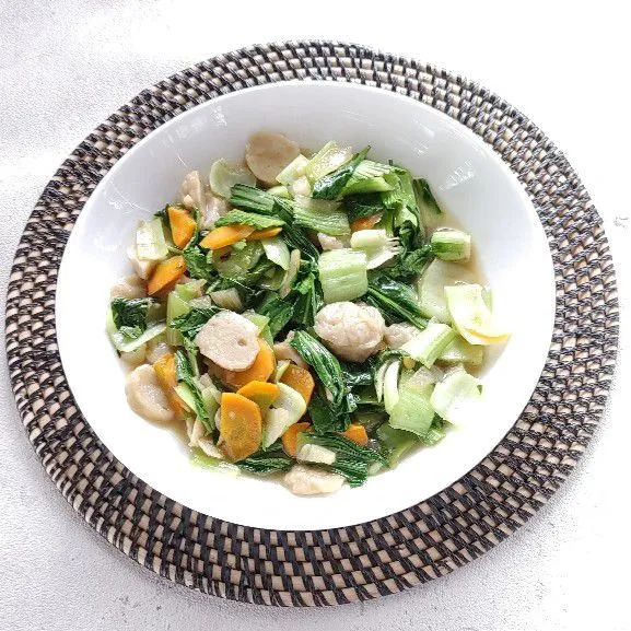 Resep Tumis Pokcoy Bakso Sederhana Rumahan Di Yummy App