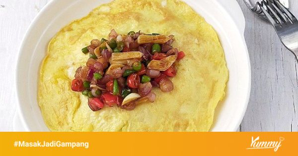 Resep Telur Dadar Tumis Bawang Pedas Sederhana Rumahan Di Yummy App