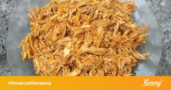 Resep Ayam Suwir Pedas Sederhana Rumahan Di Yummy App
