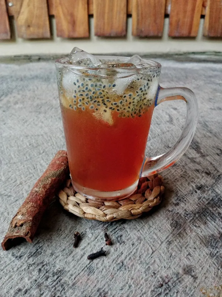 Resep Es Selasih Kayu Manis Sederhana Rumahan Di Yummy App