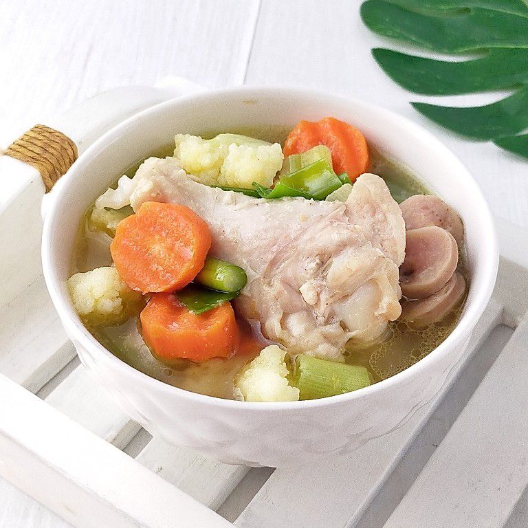 Resep Sup Kembang Kol Kuah Ebi Sederhana Rumahan di Yummy App