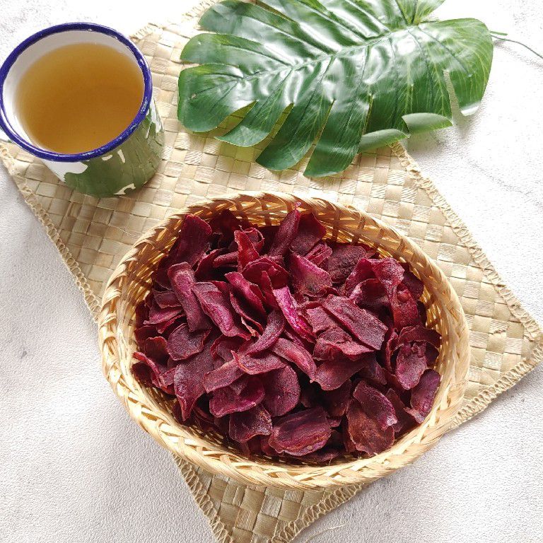 Resep Keripik Ubi Ungu Sederhana Rumahan Di Yummy App