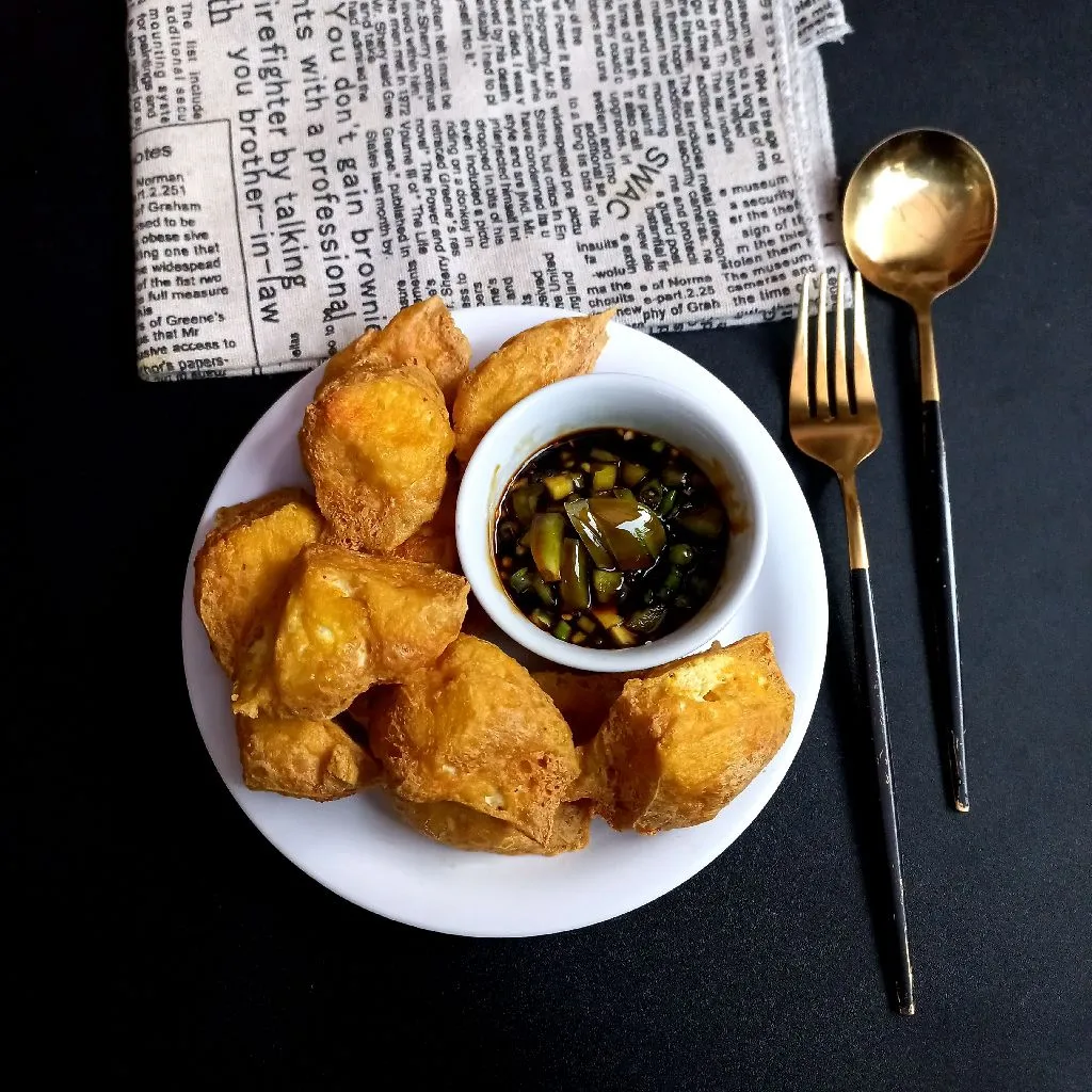 Resep Tahu Goreng Sambal Tomat Ijo Kecap Sederhana Rumahan di Yummy App