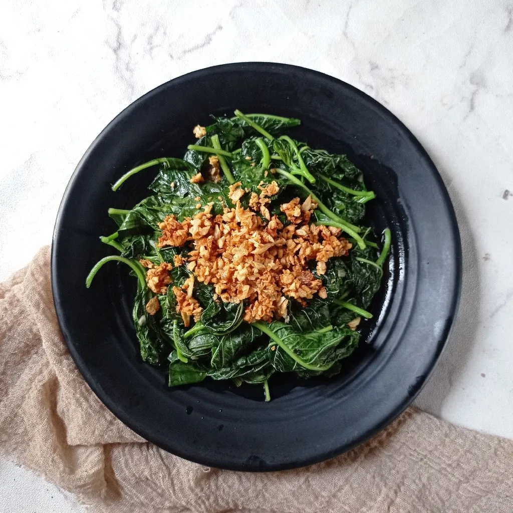 Resep Tumis Bayam Bawang Putih Sederhana Rumahan di Yummy App