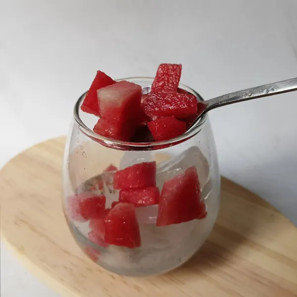 Resep Es Semangka Nata De Coco Sederhana Rumahan Di Yummy App