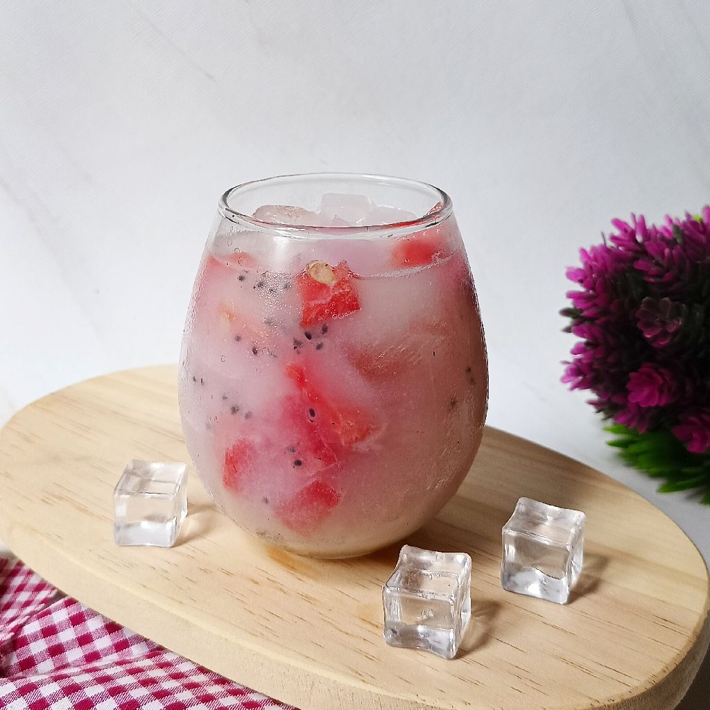 Resep Es Semangka Nata De Coco Sederhana Rumahan Di Yummy App