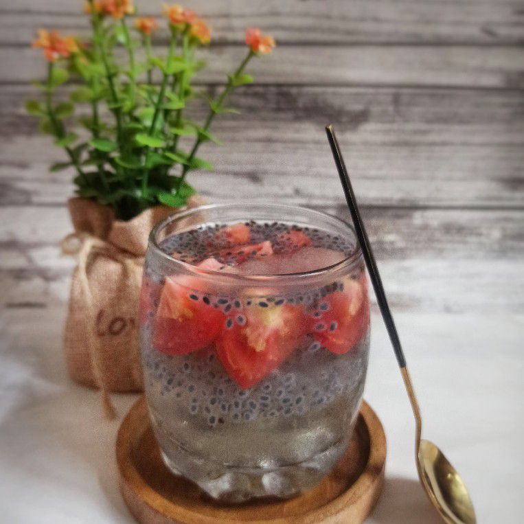 Resep Es Tomat Selasih Sederhana Rumahan Di Yummy App