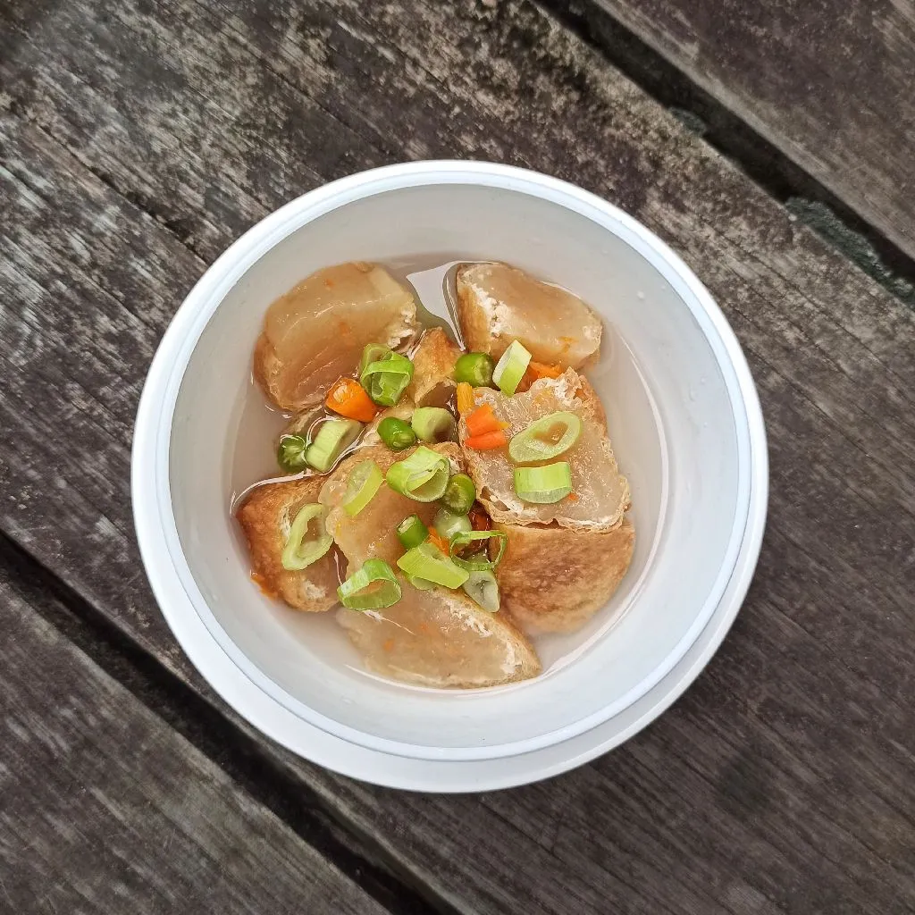 Resep Tahu Aci Kuah Pedas Sederhana Rumahan Di Yummy App