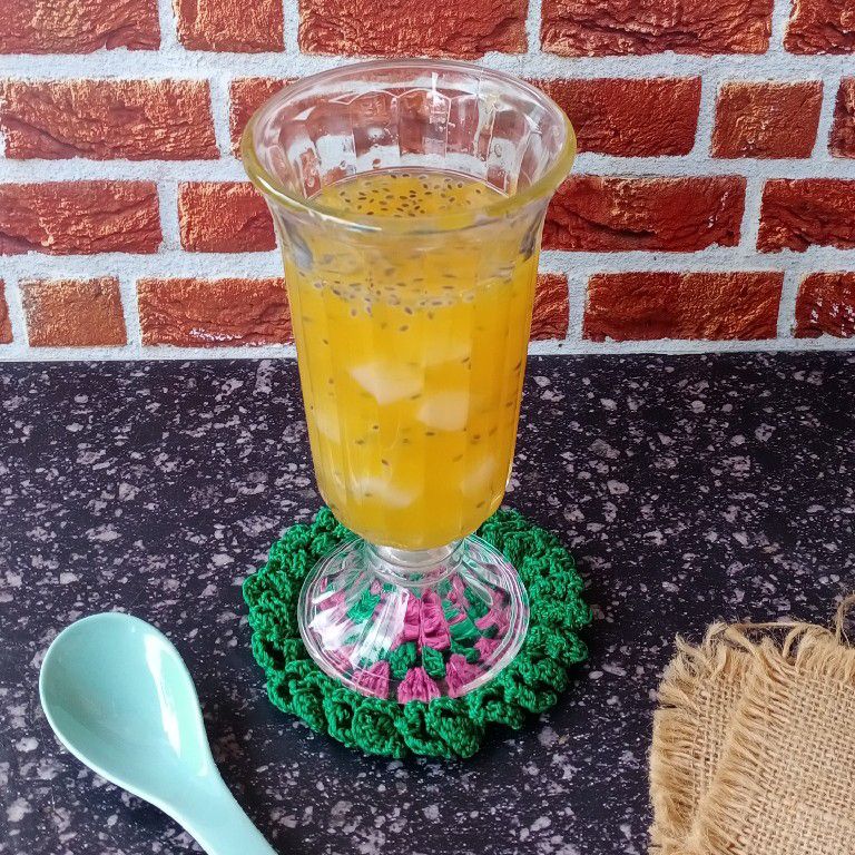 Resep Es Jeruk Nata Selasih Sederhana Rumahan di Yummy App