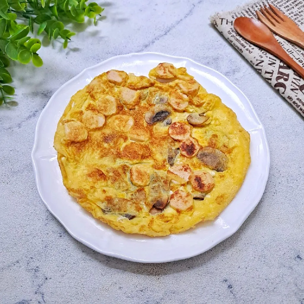 Resep Telur Dadar Sosis Jamur Kancing Sederhana Rumahan Di Yummy App