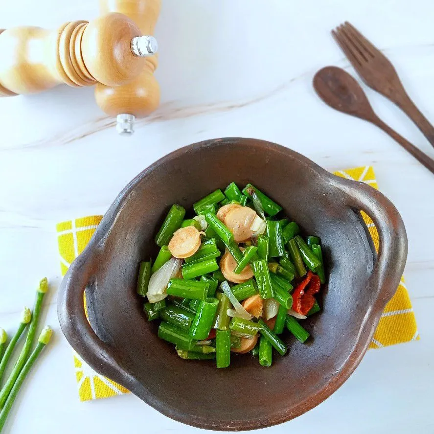 Resep Tumisan Sosis Daun Bawang Sederhana Rumahan Di Yummy App
