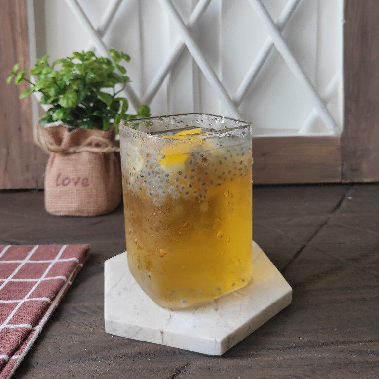 Resep Es Lemon Selasih Gula Aren Sederhana Rumahan Di Yummy App