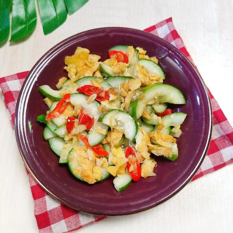 Resep Tumis Timun Telur Sederhana Rumahan di Yummy App