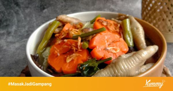 Resep Sop Ceker Sederhana Rumahan Di Yummy App