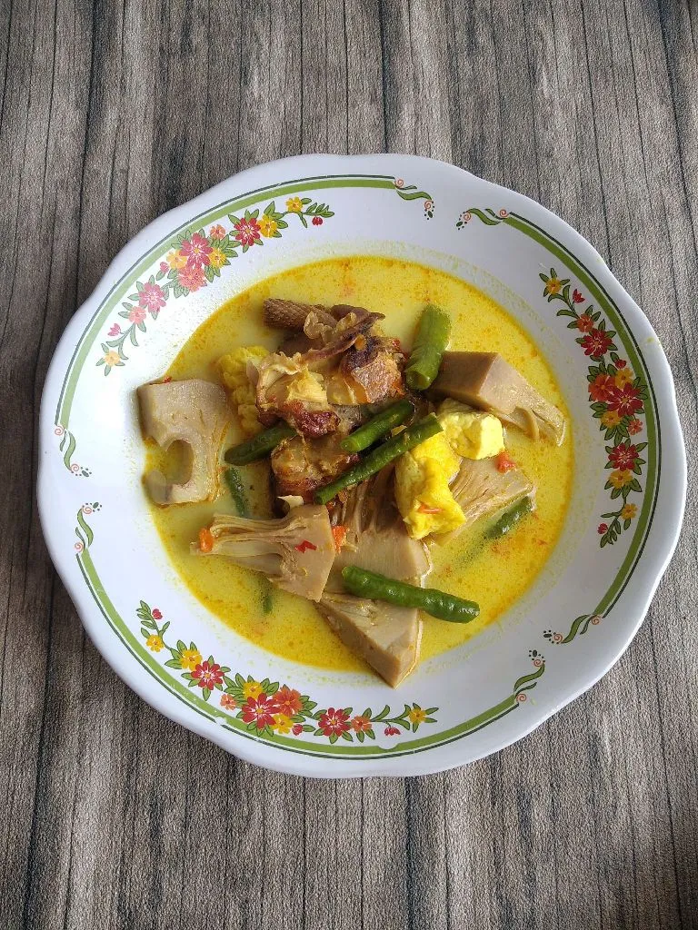 Resep Lodeh Tewel Iwak Pe Sederhana Rumahan Di Yummy App