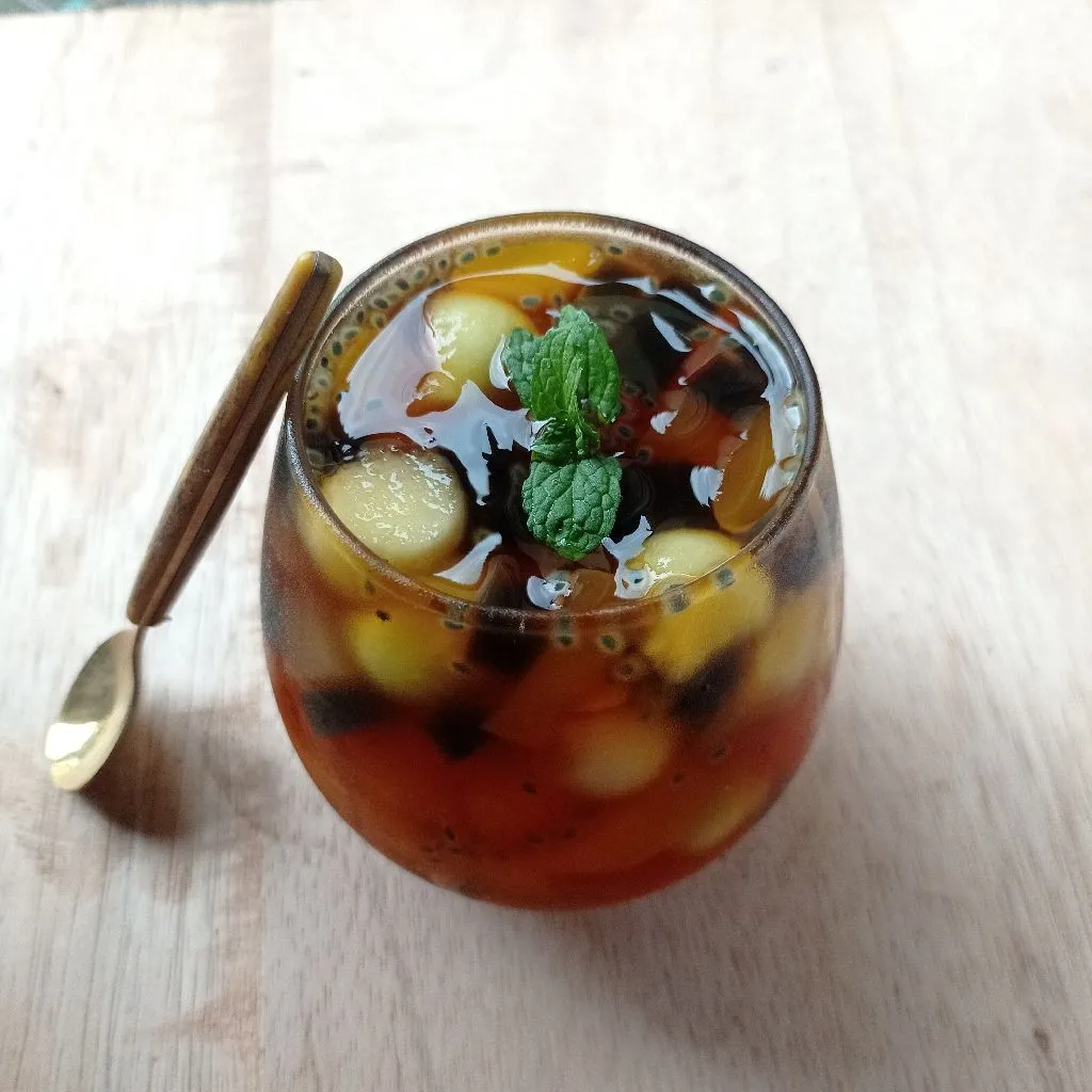 Resep Es Kolang Kaling Melon Cincau Sederhana Rumahan di Yummy App Resep Es Kolang Kaling Melon Cincau Sederhana Rumahan di Yummy App