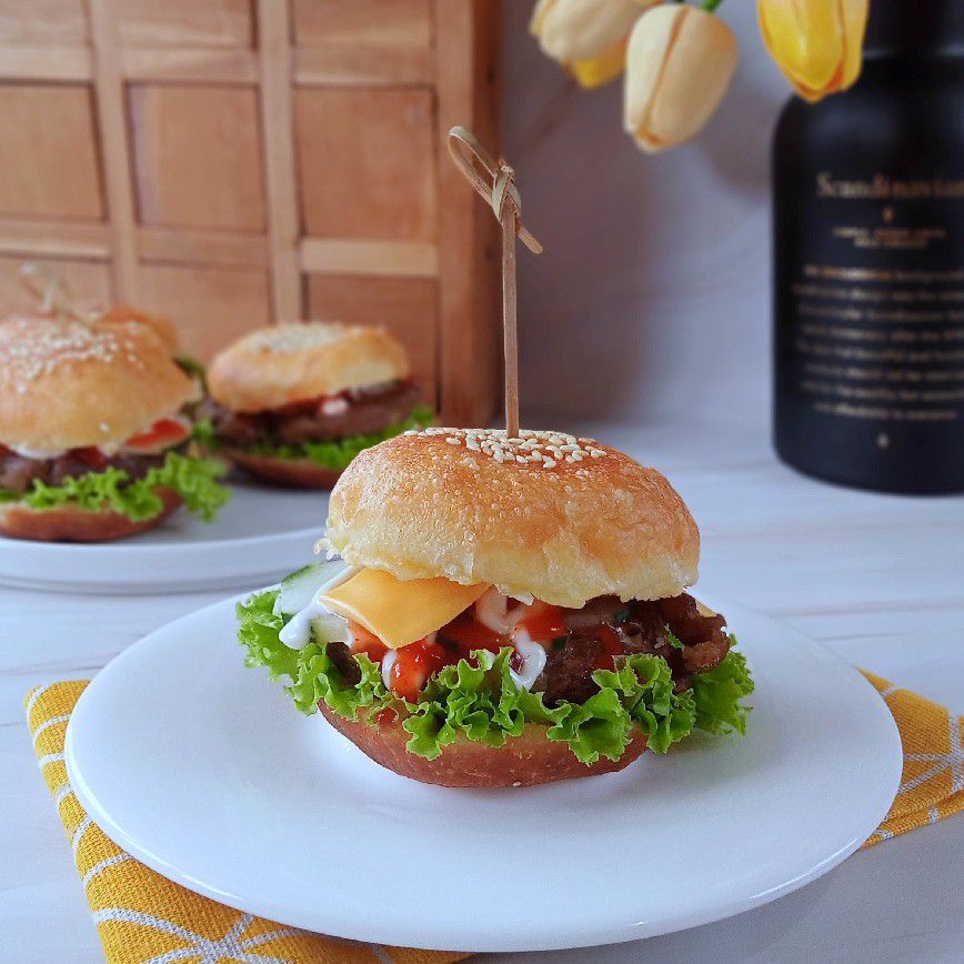 Resep Burger Roti Goreng Sederhana Rumahan di Yummy App