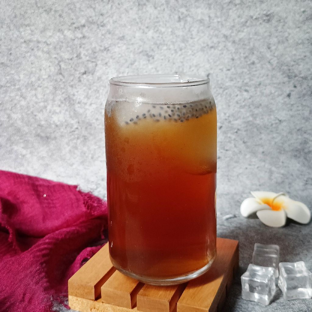 Resep Es Teh Selasih Sederhana Rumahan Di Yummy App