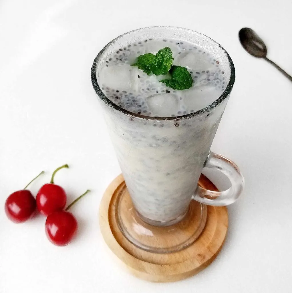 Resep Es Susu Selasih Sederhana Rumahan Di Yummy App