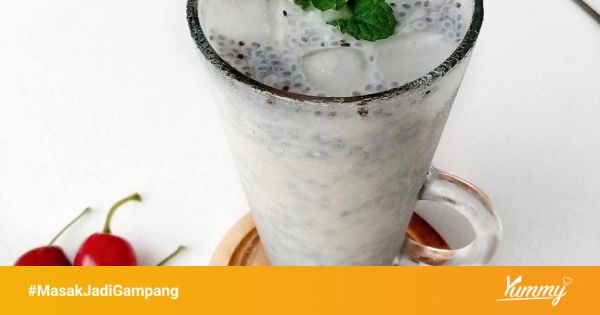 Resep Es Susu Selasih Sederhana Rumahan Di Yummy App