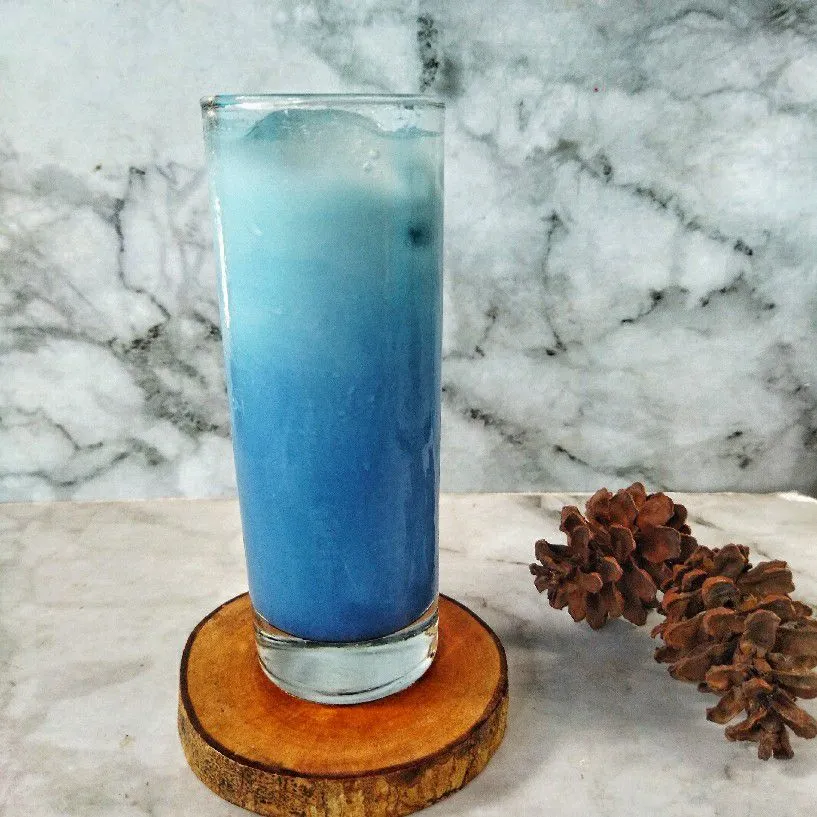 Resep Es Susu Bunga Telang Sederhana Rumahan di Yummy App