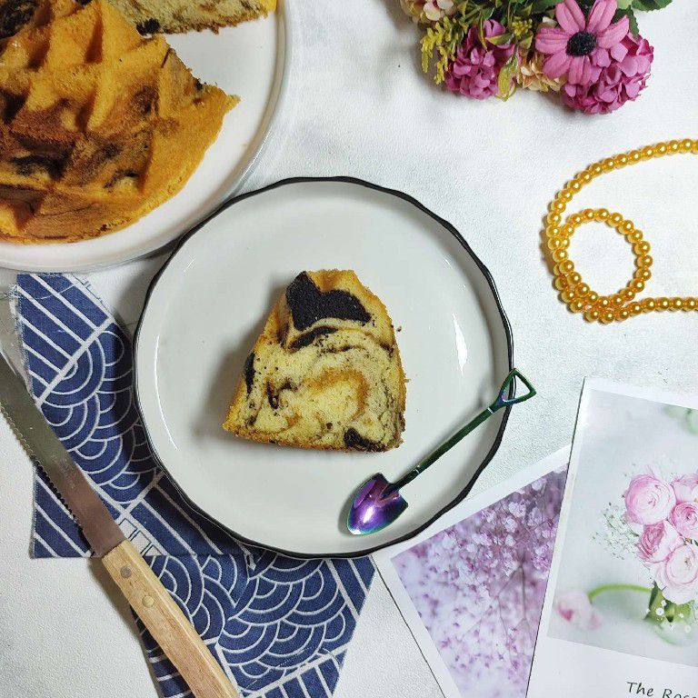 Resep Marble Cake Putih Telur Sederhana Rumahan di Yummy App