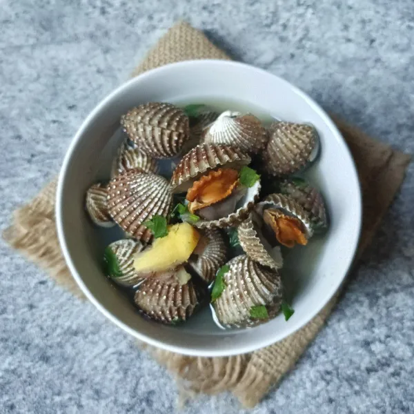 Resep Kerang Dara Rebus Jahe Sederhana Rumahan di Yummy App Resep Kerang Dara Rebus Jahe Sederhana Rumahan di Yummy App