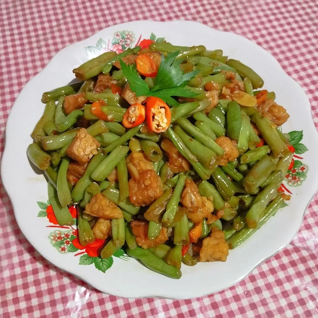 Resep Tumis Buncis Tempe Kecap Sederhana Rumahan di Yummy App