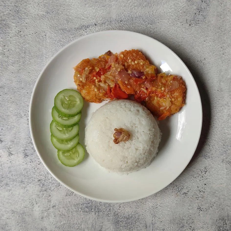Resep Nasi Nugget Crunchy Penyet Sederhana Rumahan di Yummy App