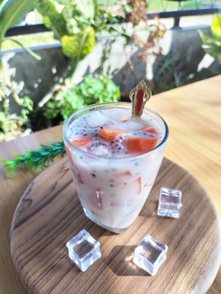 Resep Es Pepaya Susu Sederhana Rumahan di Yummy App